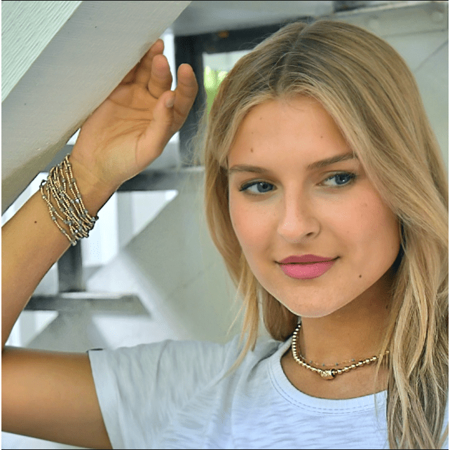 4mm+2mm 14k Gold-Filled Waterproof Dimension Barrel Necklace – erin gray